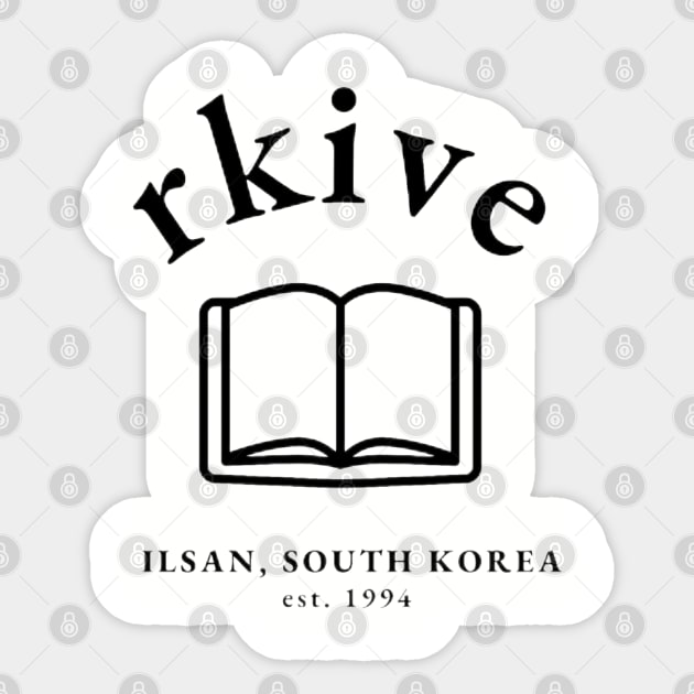 Rkive Kim Namjoon / RM of BTS - Rkive - Sticker | TeePublic
